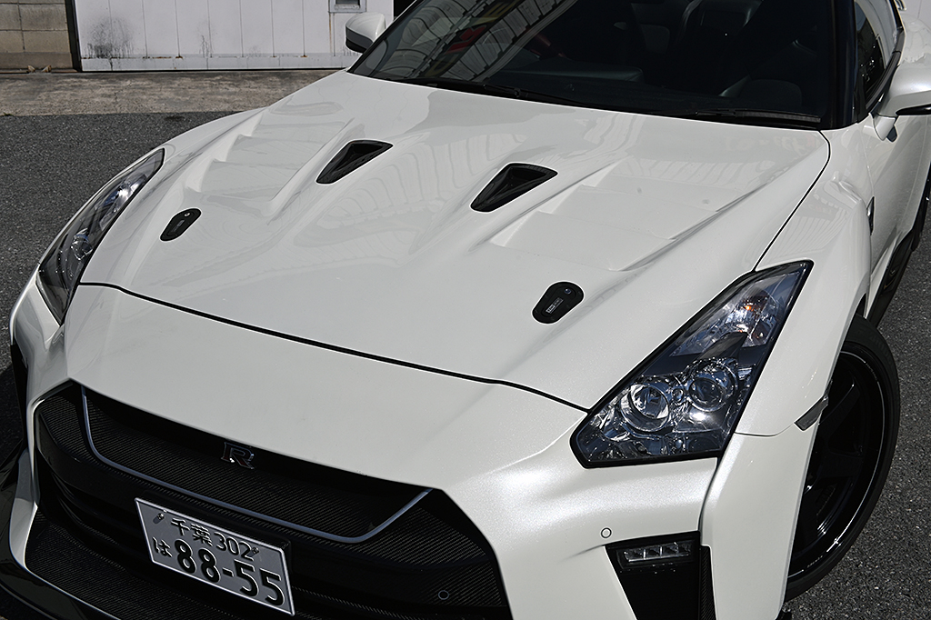 [Sold]TS R35 SN Edition White #2 Flat Rear Wing – TOPSECRET