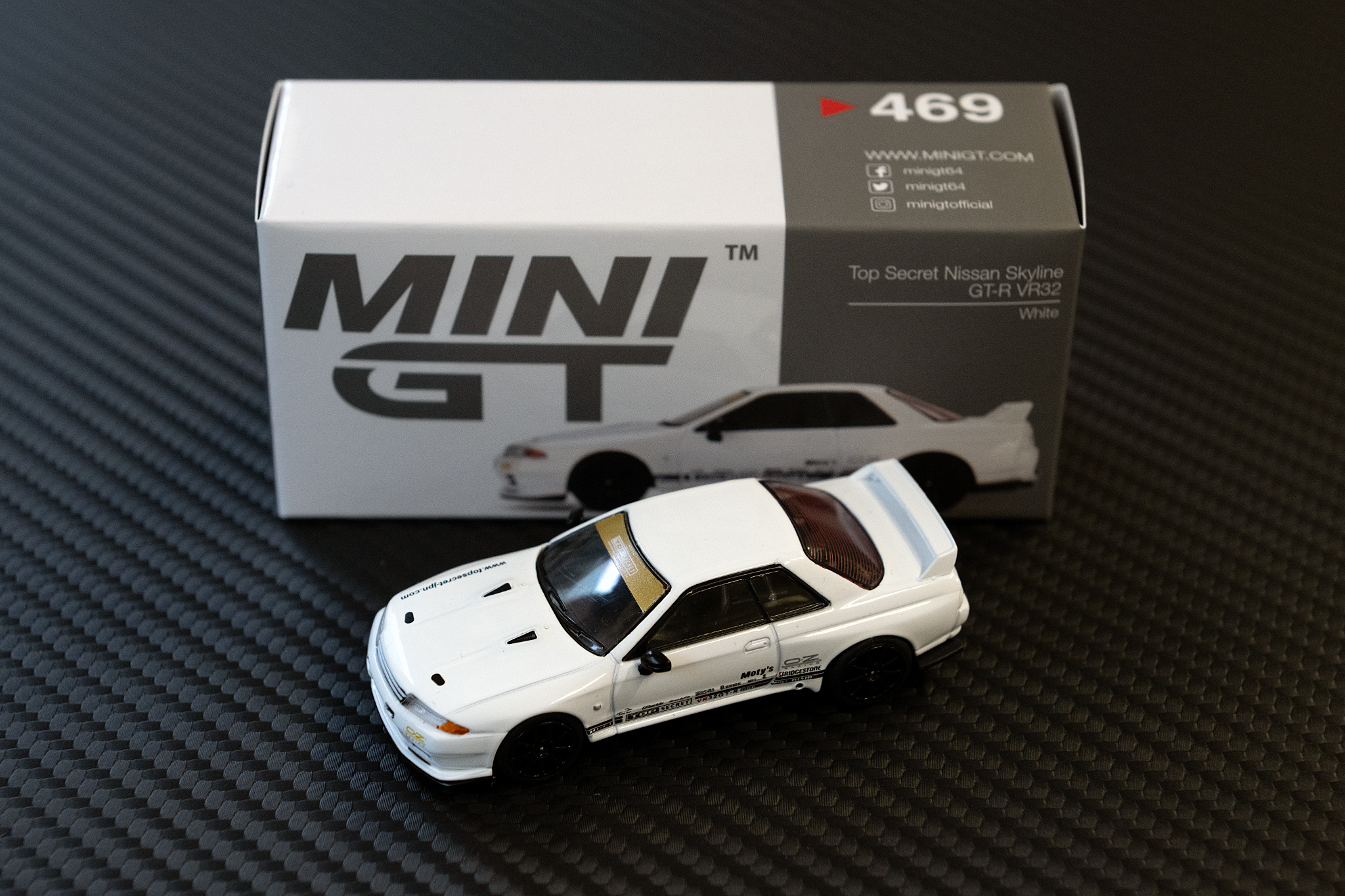 MINI GT 1/64 VR32 GT-R ブルー – TOPSECRET