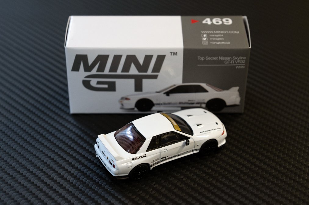 MINI GT 1/64 VR32 GT-R ブルー – TOPSECRET